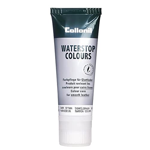 Collonil Dark Brown Cream Revives Color, Waterproofs, Cleans, and Conditions All Leather Shoes & Handbags