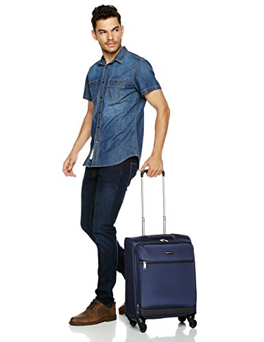 Amazon Basics suitcases 21-inch Softside Spinner, Navy Blue