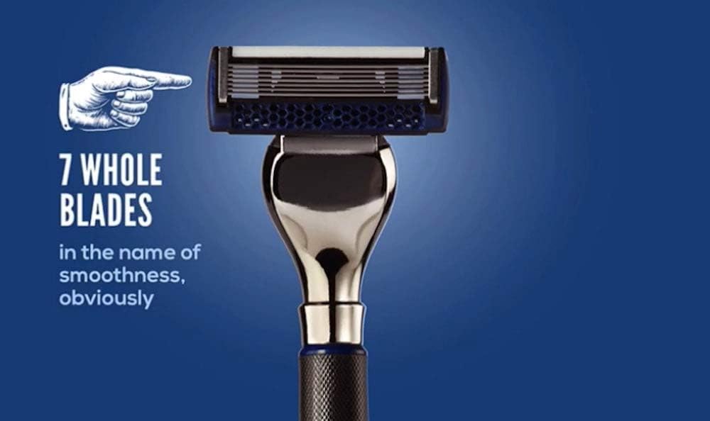 Bromley's Smooth Operator 7-Blade Razor Cartridges - 4 Cartridges