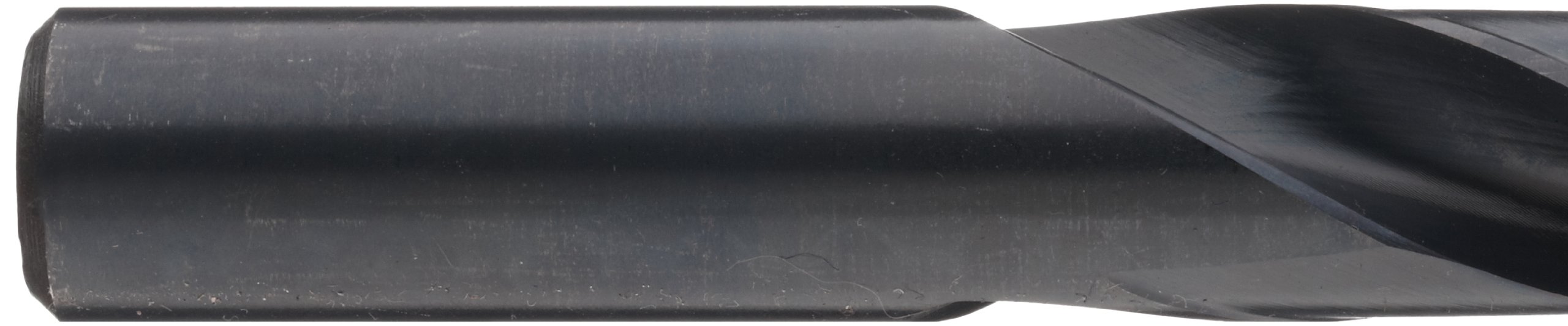 Chicago Latrobe 157 High-Speed Steel Short Length Drill Bit, Black Oxide Finish, Round Shank, 118 Degree Conventional Point, 9/16" Size (Pack of 1)