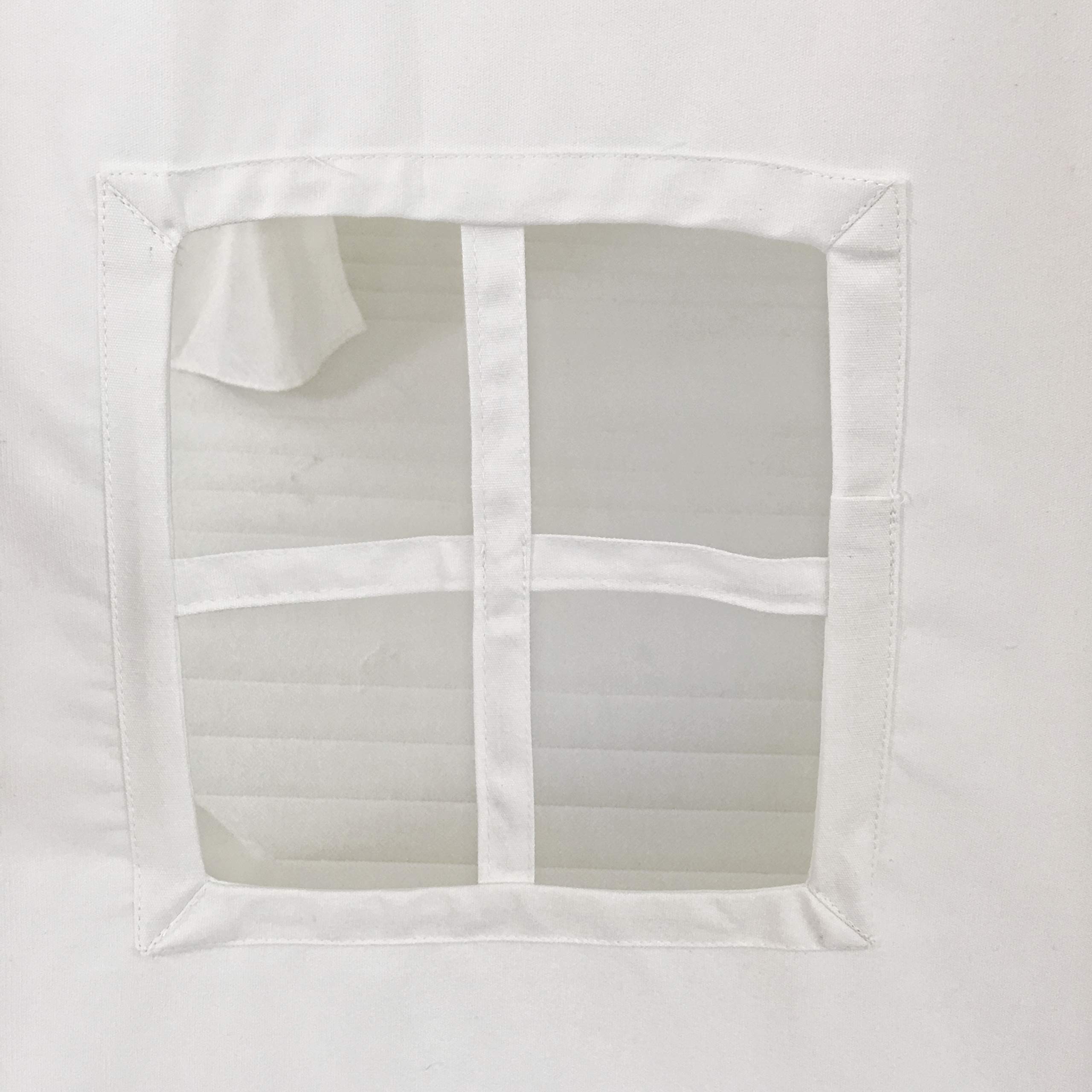 Domestic Objects | Play Tent Bed Canopy | Teepee for Mattress | Cotton Canvas | Premium Quality (Twin/Single with Door) (White)