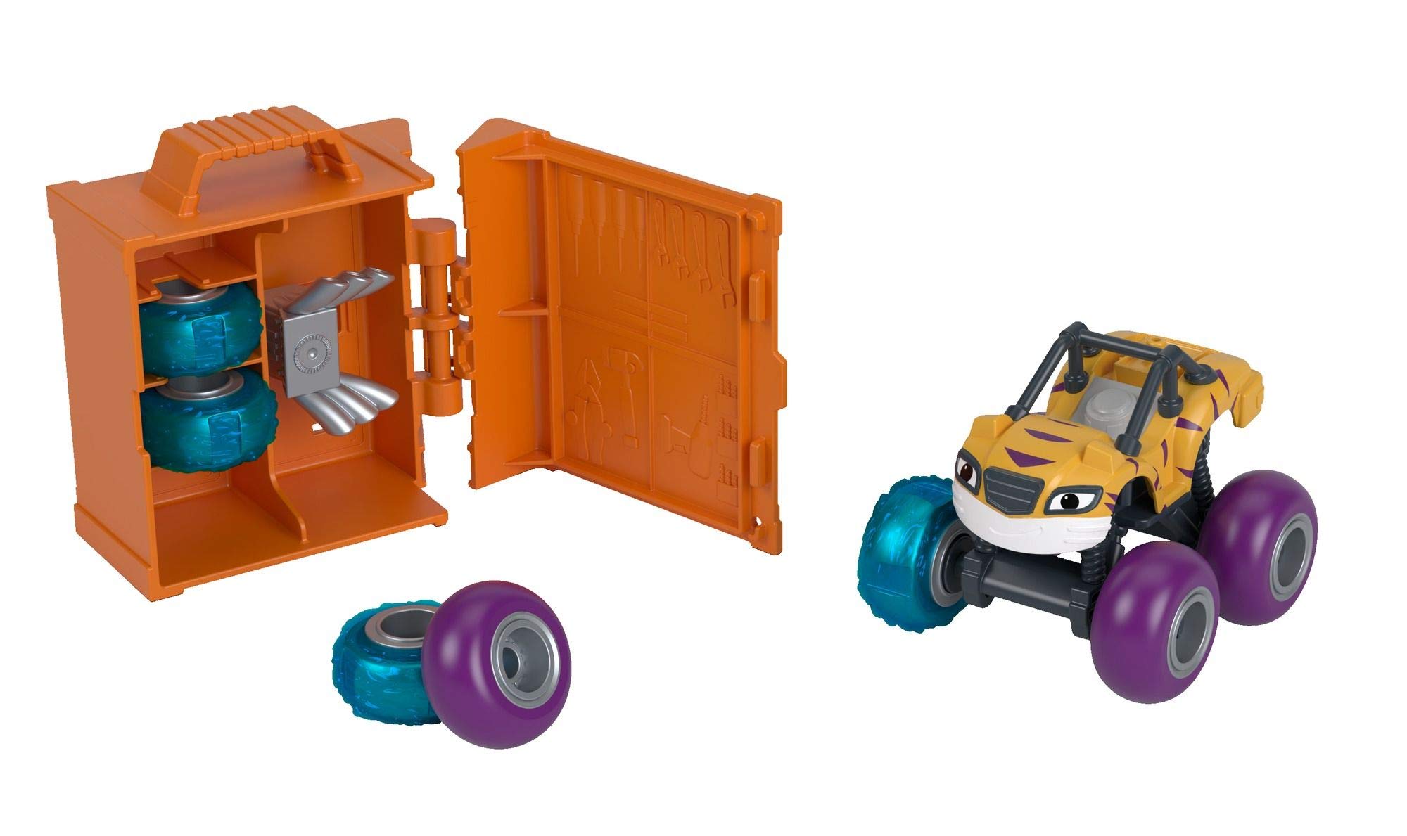 Fisher-Price Nickelodeon Blaze & the Monster Machines Tune-Up Tires, Stripes
