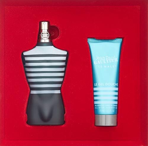 Jean Paul Gaultier Le Male 2 Pc. Gift Set for Men | Edt 4.2 Oz + All Over S/g 2.5 Oz for Men By 4.2 Fl Oz