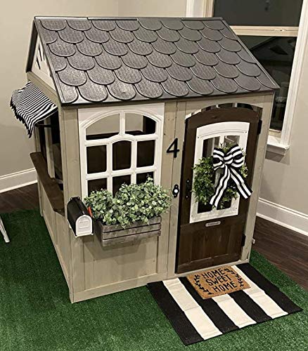 N&M Products Children's Sized Door Mat for Play House - Kids Size Floor Mat (Home Sweet Home)