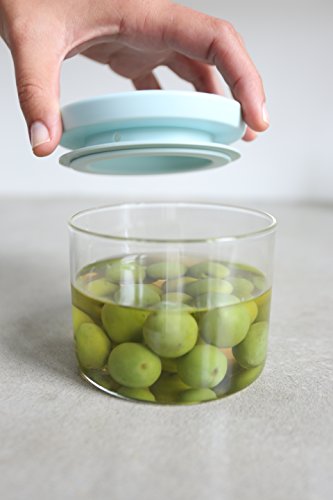 Brabantia Stackable Glass Food Storage Containers, Set of 3