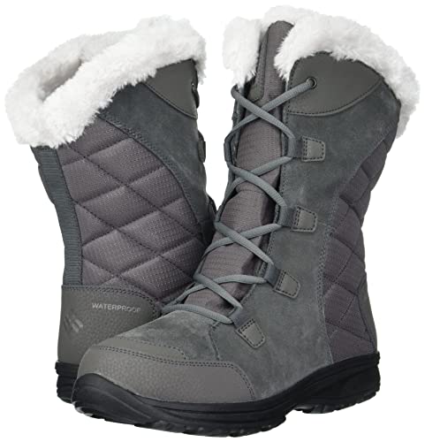 Columbia Women's Ice Maiden II, Shale/Dark Raspberry, 10