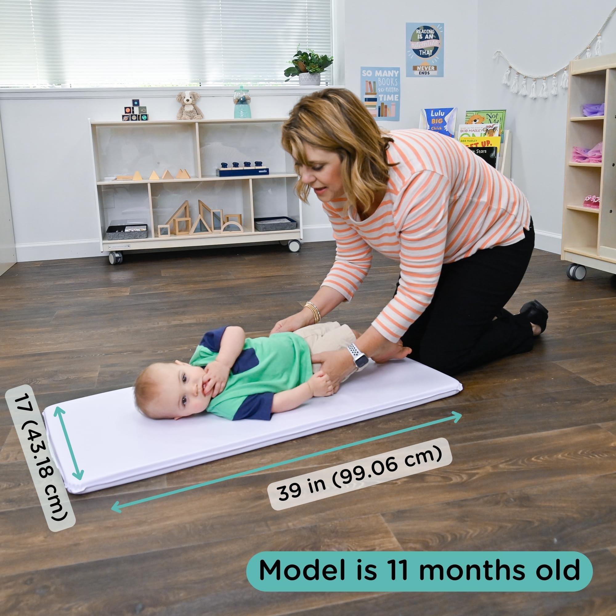 Children’s Factory Waterproof Baby Changing Pad, Diaper Changing Mat for Babies and Toddlers, Soft and Easy to Clean