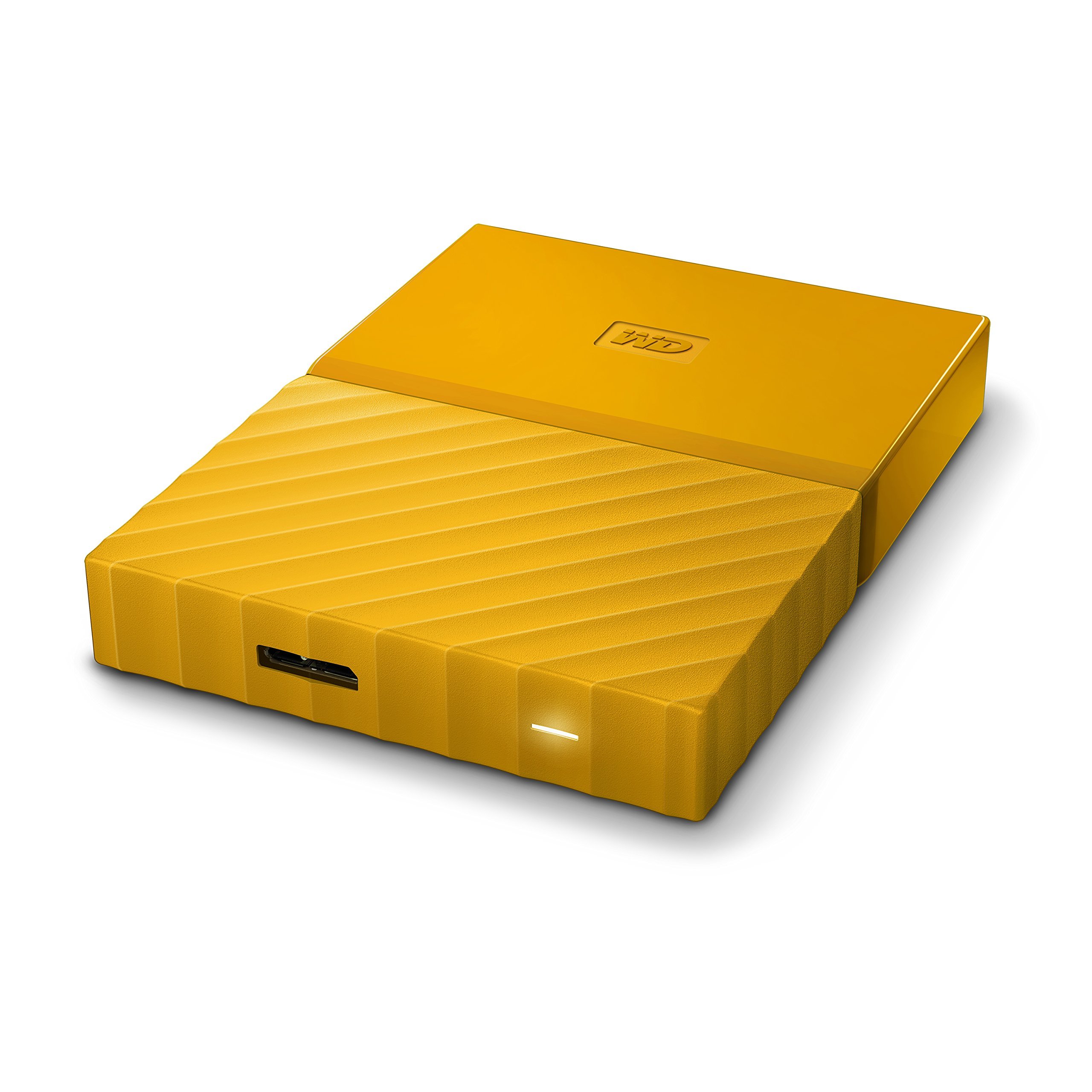WD 2TB Yellow My Passport Portable External Hard Drive - USB 3.0 - WDBS4B0020BYL-WESN (Renewed)