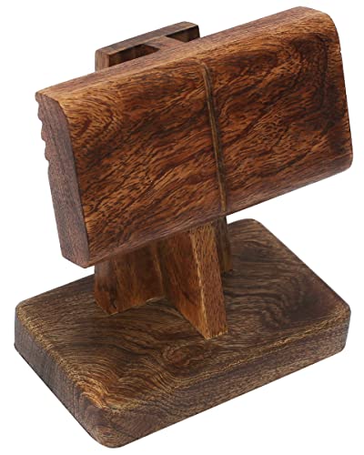 abhandicrafts 2 in 1 Watch Stand for Men Watch Display Stand Compliment All Watches/Moms, DADS, Grandparents Watch Organizer - Watch Holder