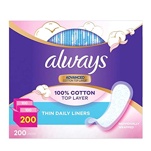 always Advanced Thin Daily Liners (200 Count)