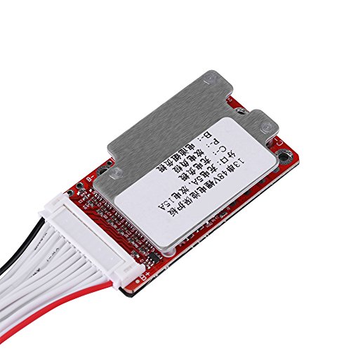 Li-Polymer Battery Pack Board Automatic Activation Module for 13S 48V/54.6V Batteries Silver