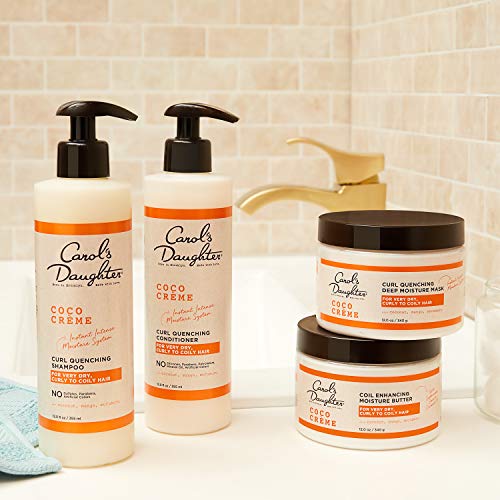Carol's Daughter Coco Creme Hair Mask for Very Dry Hair with Coconut Oil and Mango Butter, 12 oz