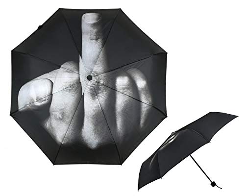 DS. DISTINCTIVE STYLE Middle Finger Umbrella Funny Folding Umbrella Creative Middle Finger Gifts