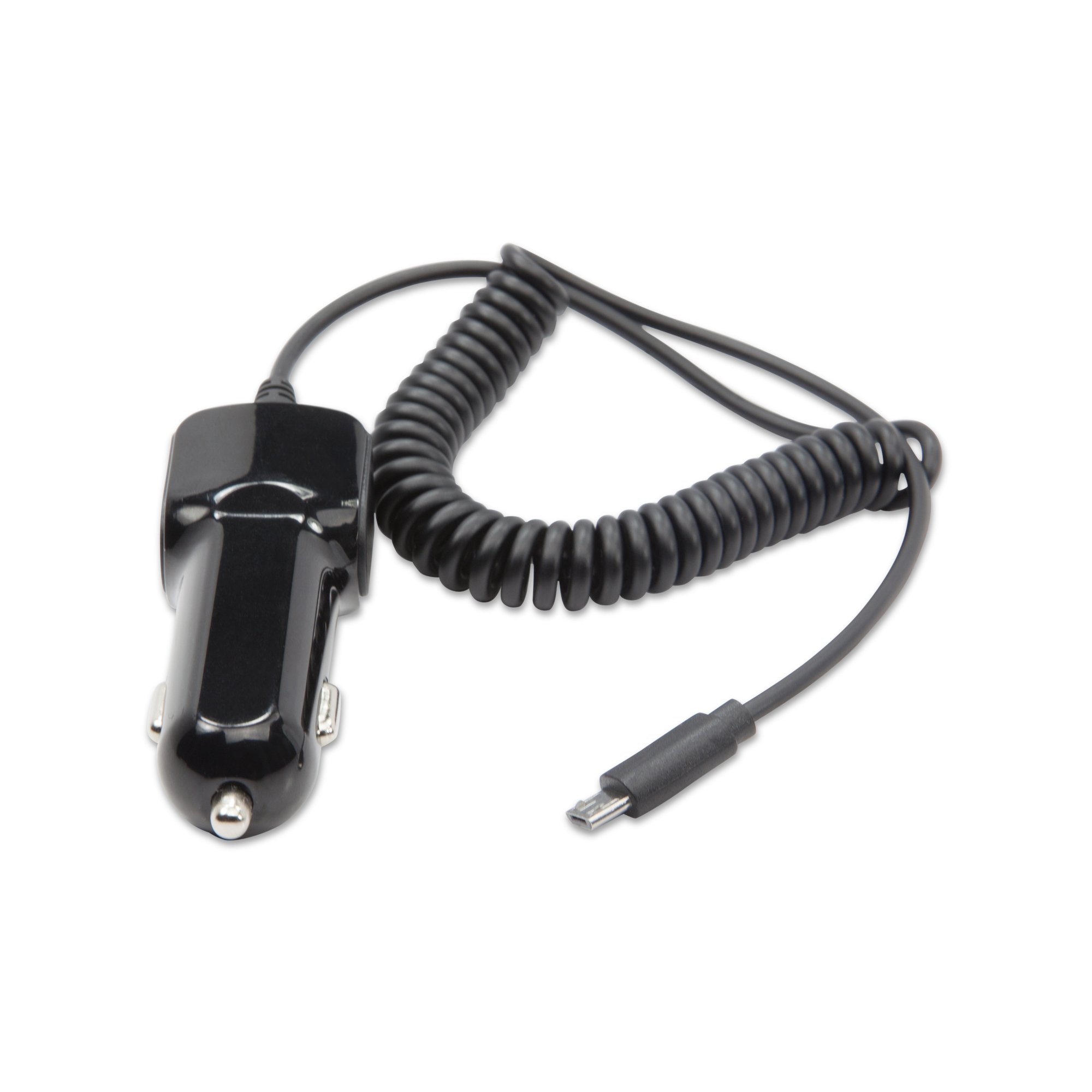 BoxWave Car Charger Compatible with Plum Ram 8-3G - Car Charger Plus, Car Charger Extra USB Port with Integrated Cable for Plum Ram 8-3G - Black