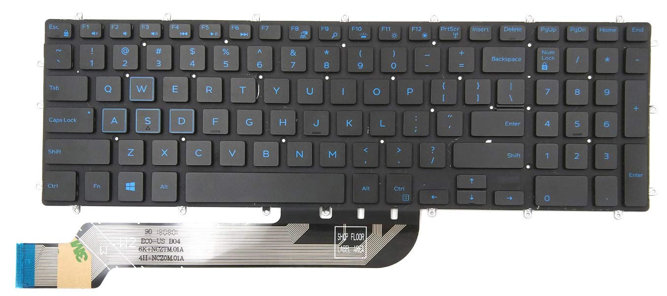 LPH Replacement Backlit Keyboard for Dell G3-3579 G3-3779 G5-5587 G7-7588 Gaming Laptop