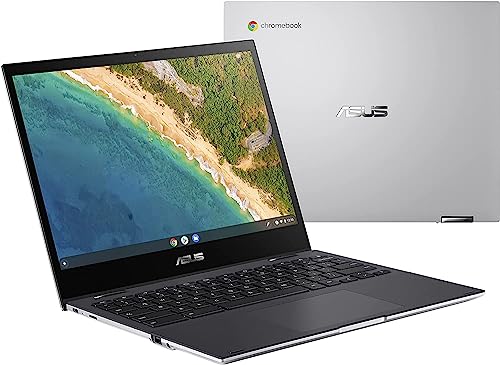 ASUS Chromebook Flip CM3, 12" Touchscreen NanoEdge Display, MediaTek™ Kompanio 820 (8192), Arm NATT MC5 GPU, 64GB eMMC, 4GB RAM, Wi-Fi 5, Chrome OS, CM3200FM1A-DH01T (Renewed)