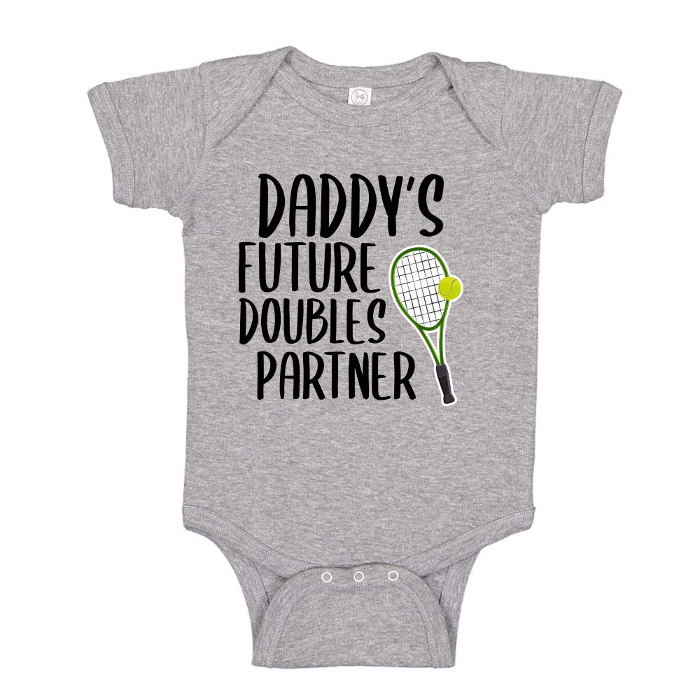 The Shirt Den Future Doubles Partner Baby Bodysuit Infant One Piece NB Athletic Heather