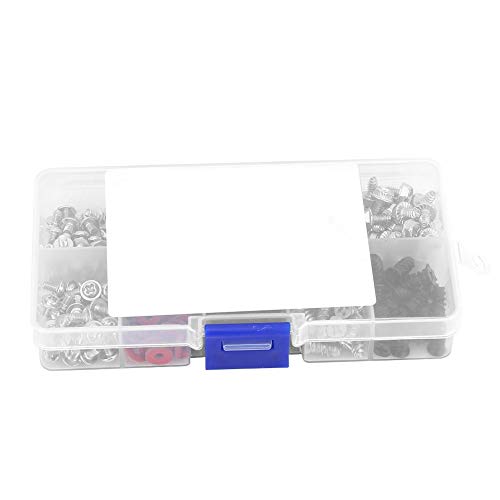 ViaGasaFamido 228PCS Motherboard Hard Disk Screw, PC Classification Kit DIY for Maintenance of Computers and Other Mobile Network Terminal Equipment