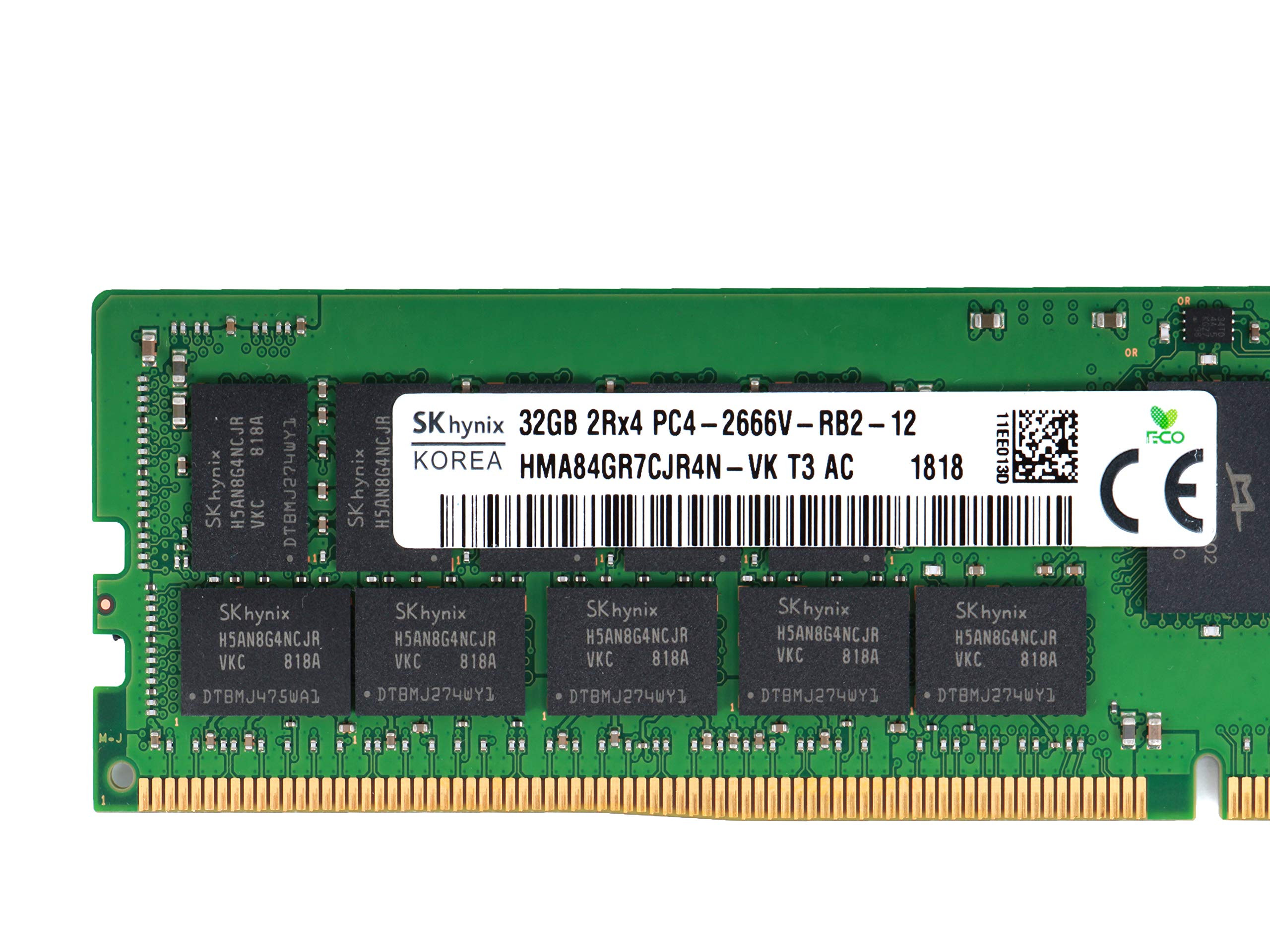 SK HYNIX 32GB PC4-2666V-R DDR4 Registered ECC 2RX4 Memory RDIMM HMA84GR7CJR4N-VK