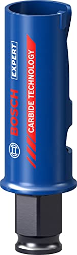 Bosch Professional 1x Expert Construction Material Hole Saw (Ø 25 mm, Accessories Rotary Impact Drill)