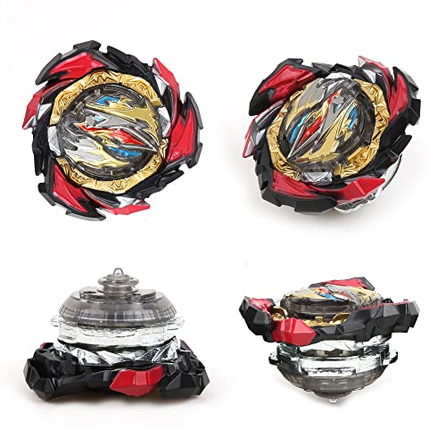 Bey Battling Top Burst Gyro Toy Set Toy Gift for Children Boys Ages 6 8 10 12+ Combat Battling Game 10 Burst Spinning Tops 3 Two Way Launchers Grip Starter