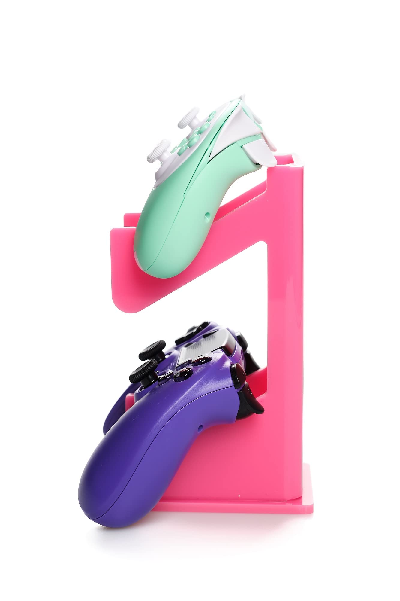 Aspens Design Controller Holder Pink, Universal Stand, Suitable for Almost All Controllers Cute Kawaii Gaming Accessories, Aesthetic Room Decor Bubblegum Pink