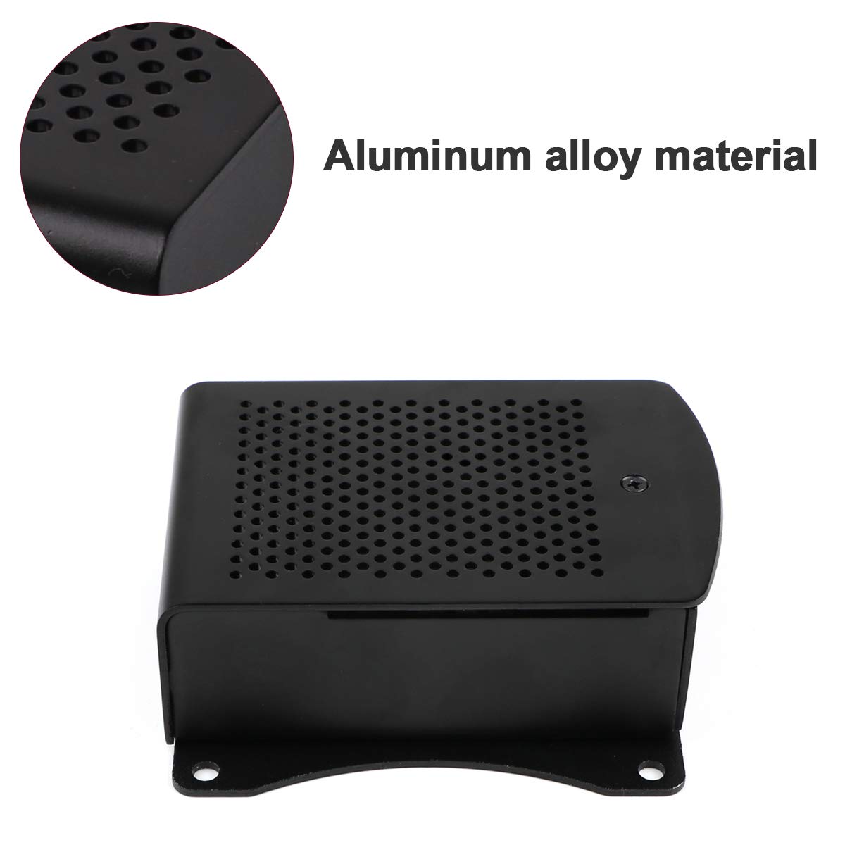 MakerFocus Raspberry Pi Case with Fan, Raspberry Pi 3B+ Aluminum Alloy Case with Heatsink and Screw Driver for RPi 3B+, RPi 3/2, RPi B