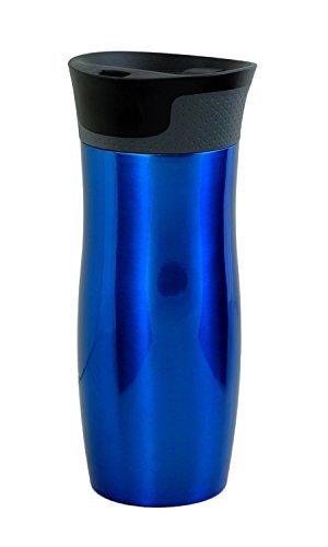 Contigo West Loop Stainless Steel Vacuum-Insulated Travel Mug with Spill-Proof Lid, Keeps Drinks Hot up to 5 Hours and Cold up to 12 Hours, 16oz Monaco