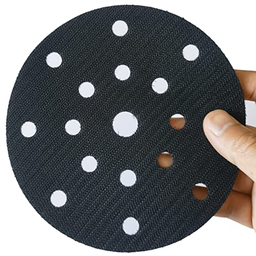 6 inch 17 Holes Pad Saver Premium Hook and Loop Interface Pad for Festool 496647, Extends the backing pad´s lifetime,Multi Hole Pad Protector