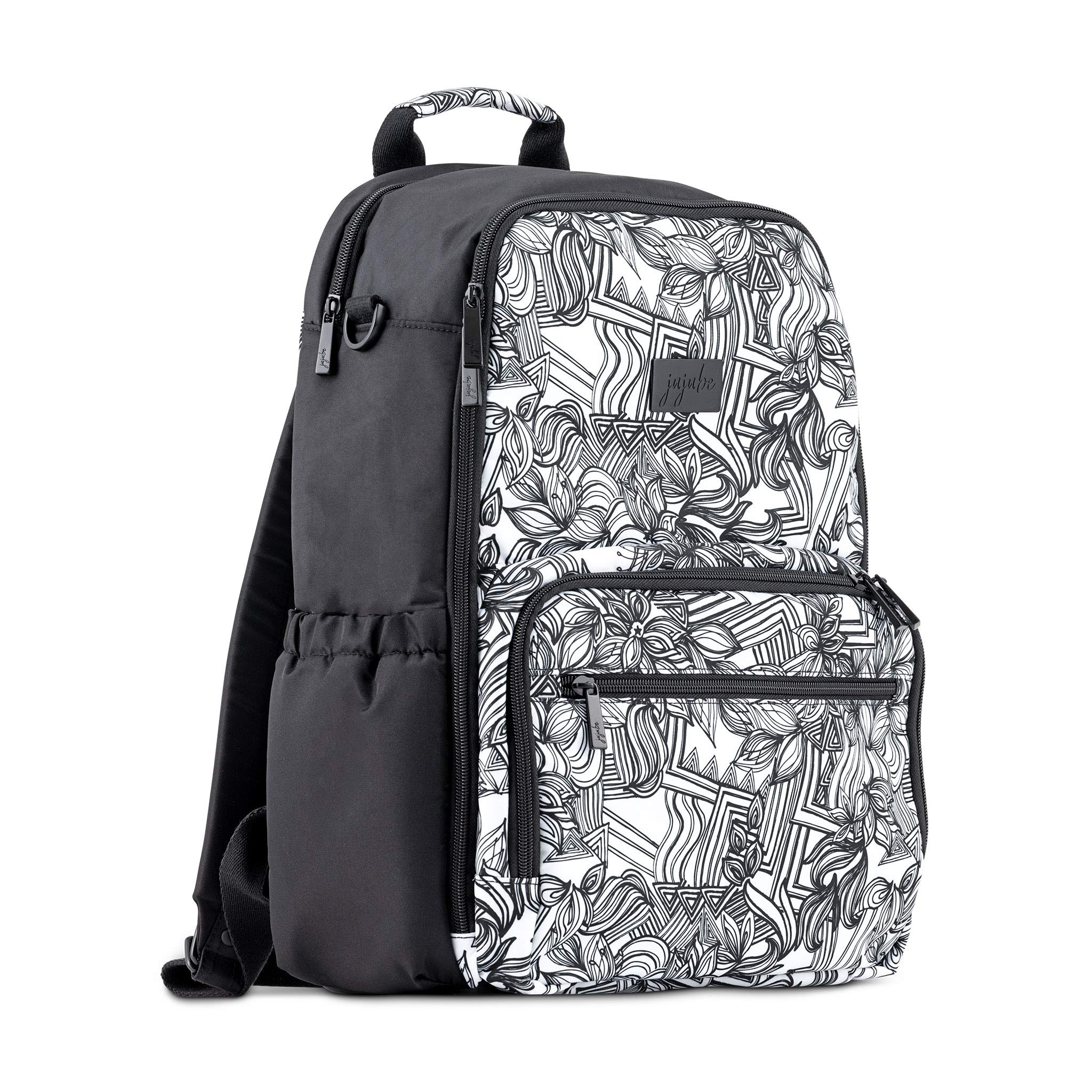 JuJuBe Zealous Diaper Bag Backpack and Fashionable Travel Bag with 9 Pockets