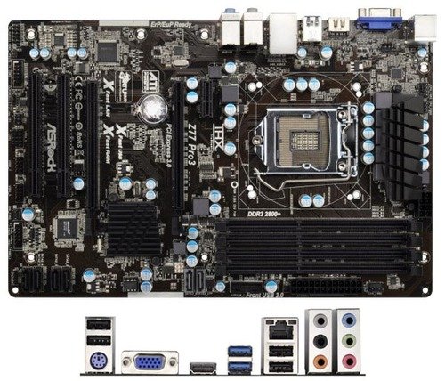 ASRock Z77 PRO3 -LGA1155 Intel Z77 Chipset CrossFireX/ SATA3&USB3.0/ A&GbE/ATX Motherboard