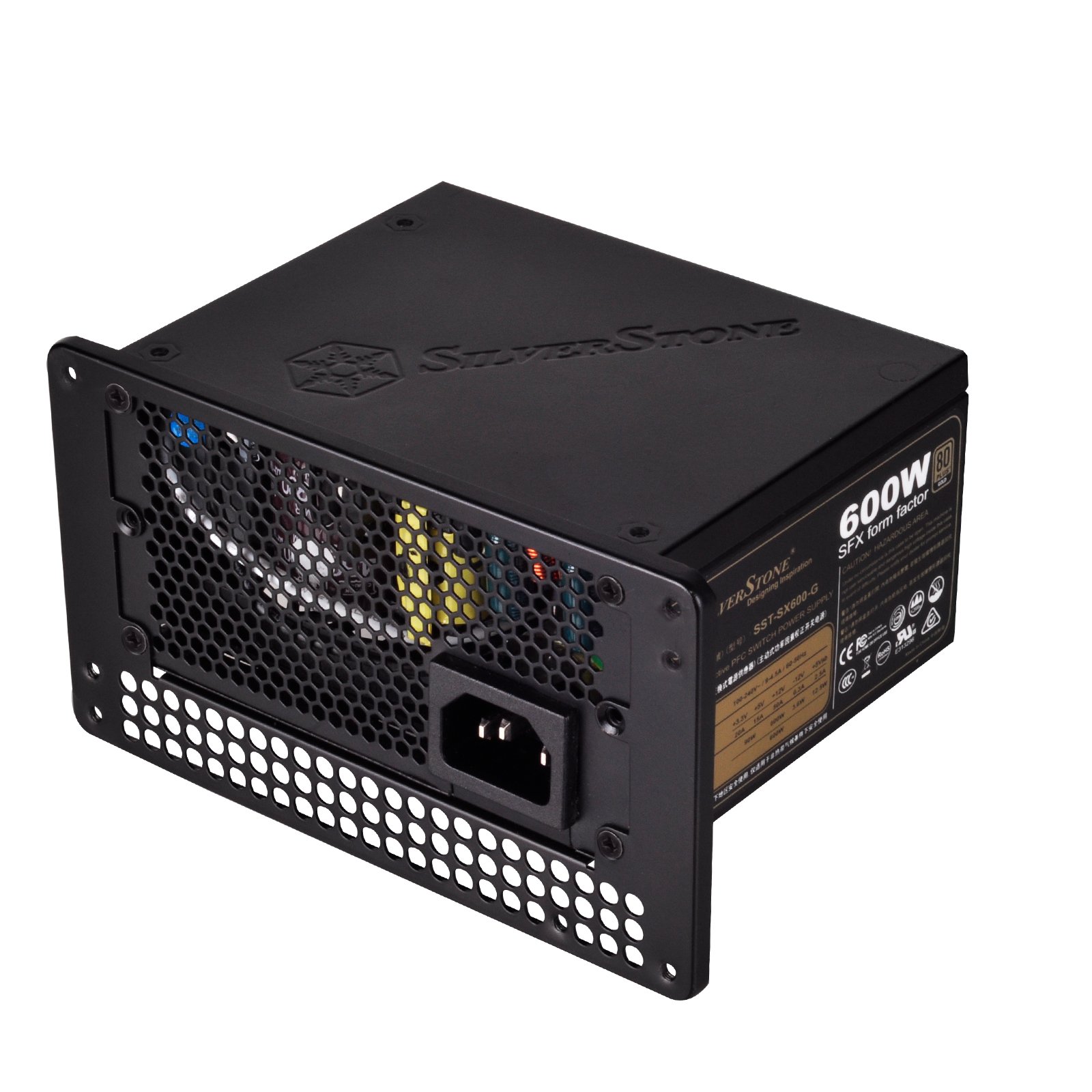 SilverStone Technology SFX to ATX Power Supply Adapter in Black PP08B-USA