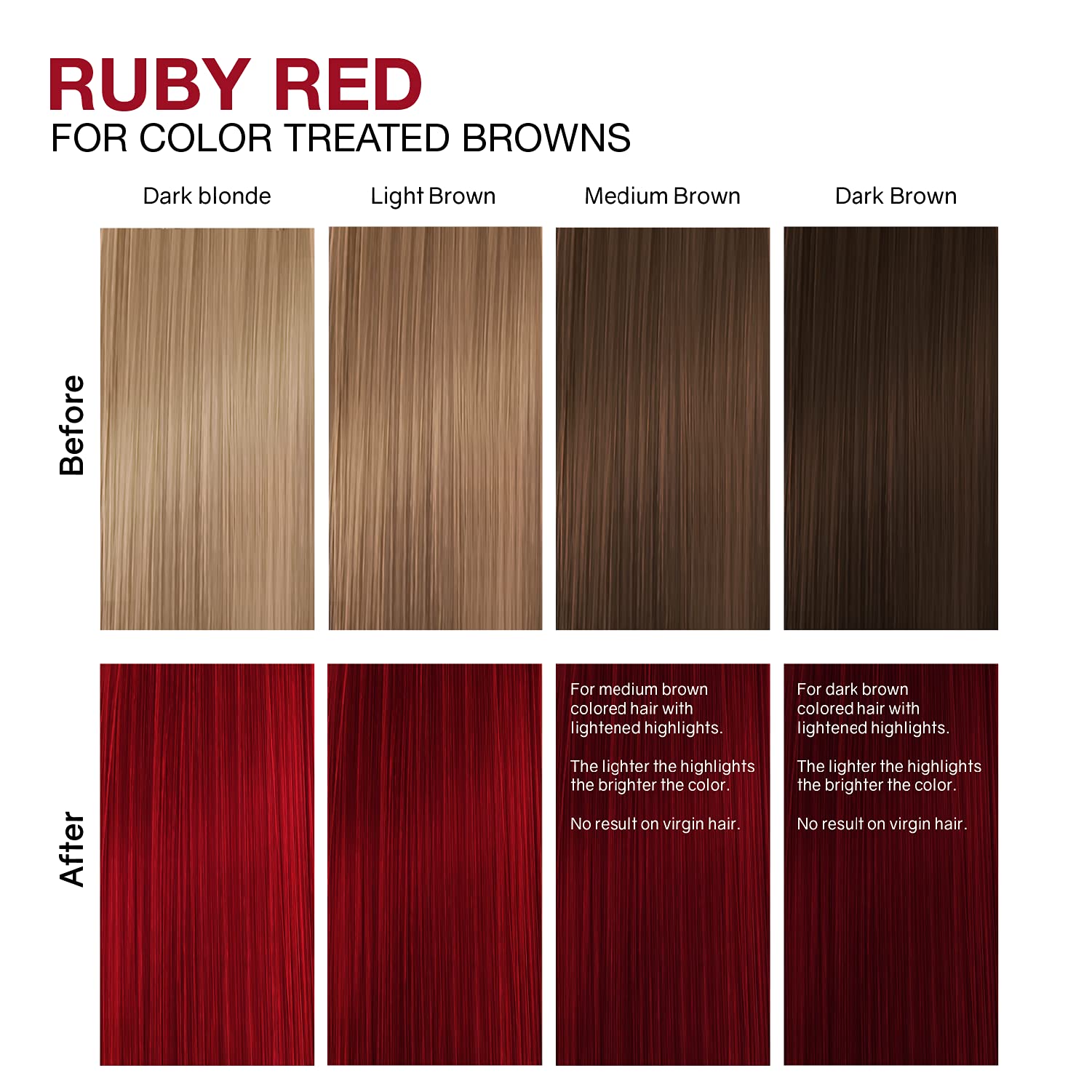 Celeb Luxury Gem Lites Colorwash, Professional Semi-Permanent Hair Color Depositing Shampoo, Ruby