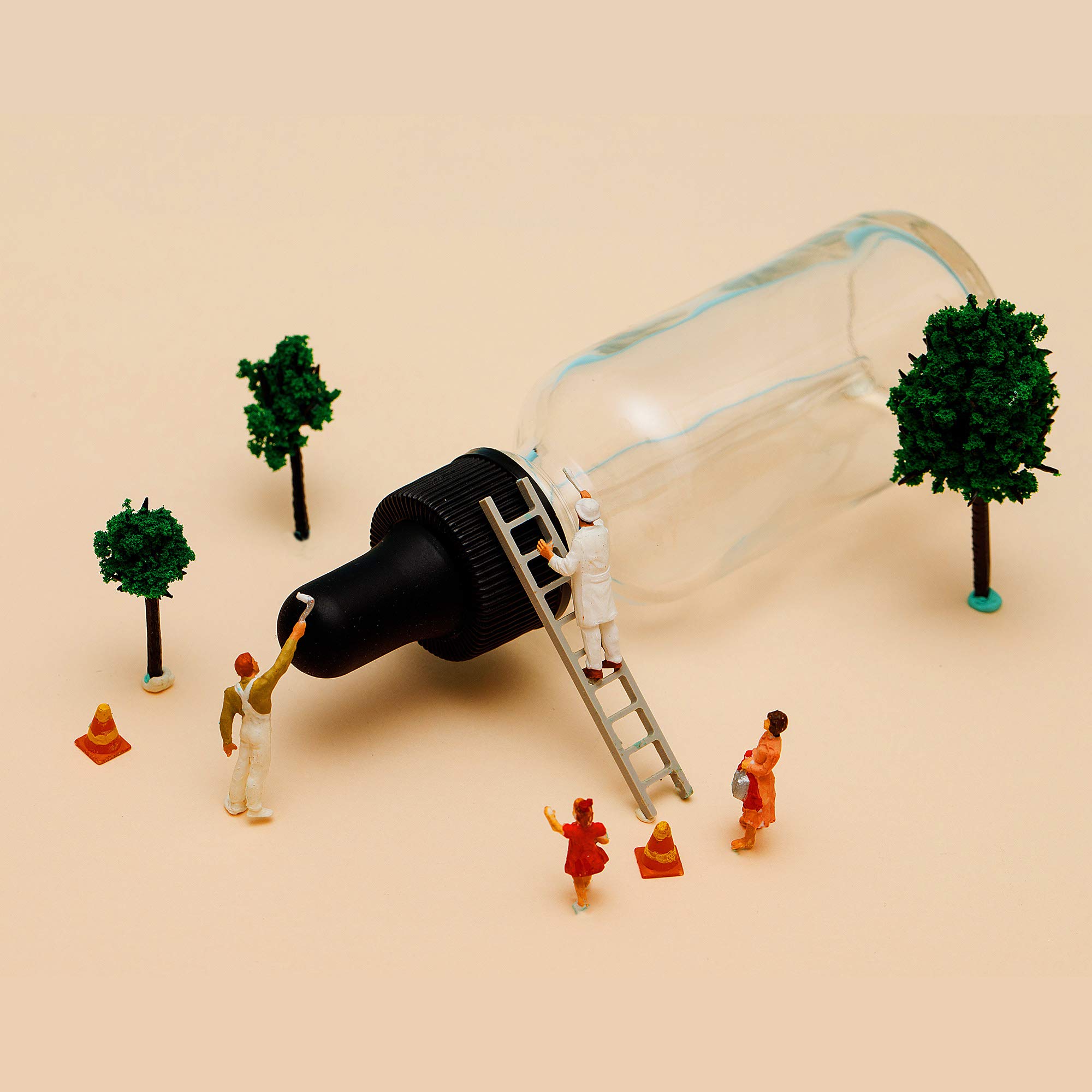 JHCFillé 1oz (30ml) Dropper Bottles, Clear Glass Boston Round Bottle with Glass Eye Dropper, Tincture Bottles with Dropper, Silicon Bulb with 1ml Strong Suction, Pack of 6.