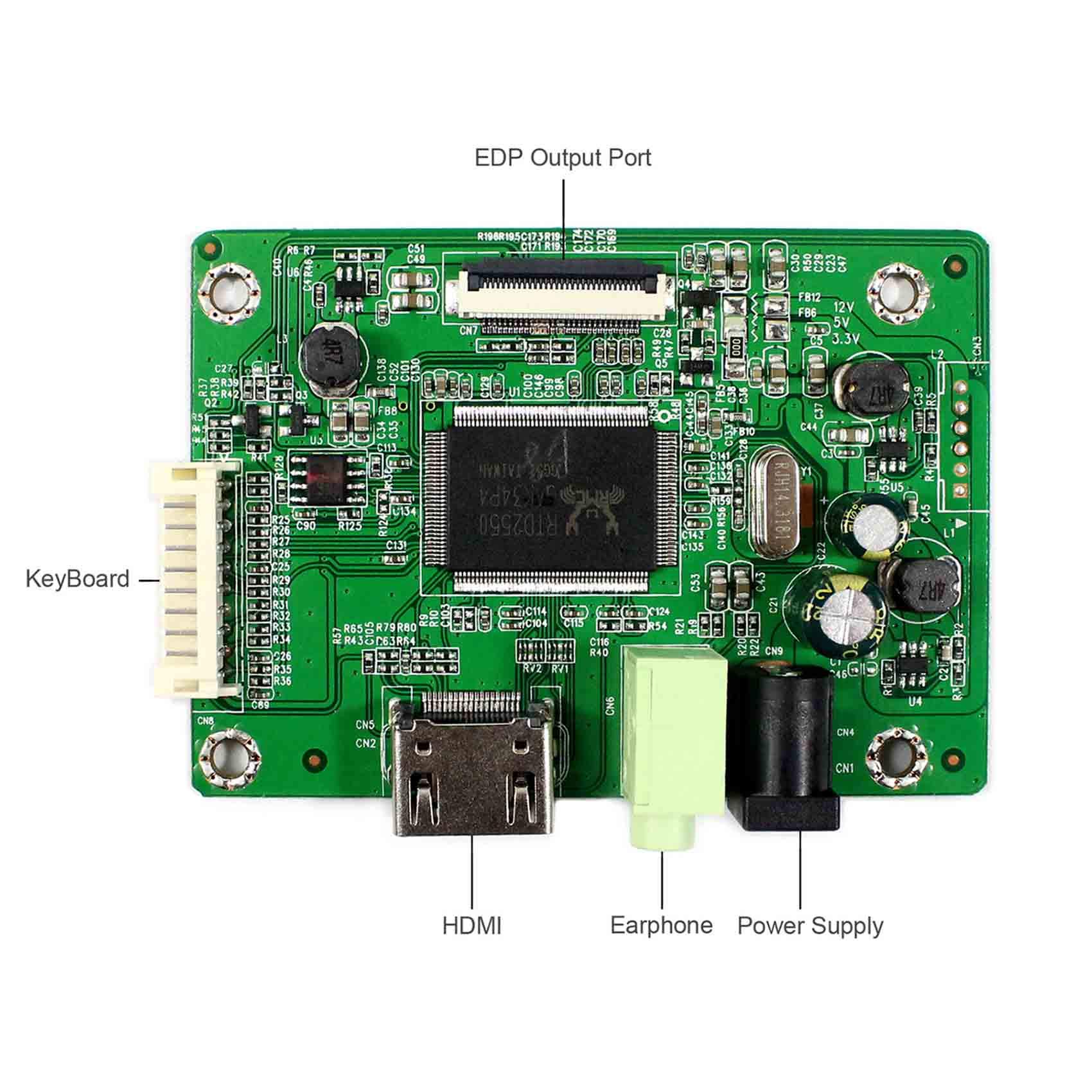 VSDISPLAY HD-MI Board Work for 11.6" 13.3" 14" 15.6" 17.3" 1920x1080 30Pin EDP LCD Screen N116HSE N133HSE B156HAN01.1 N173HCE-E31