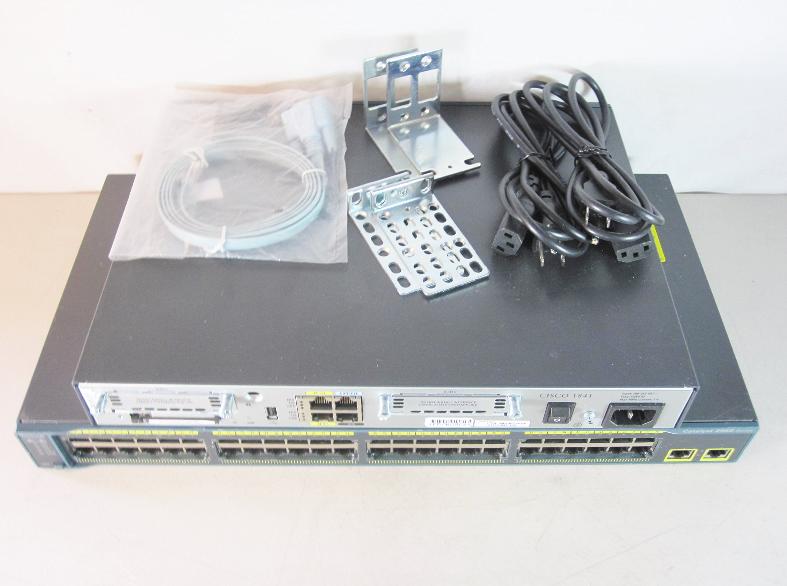 Cisco Systems CCENT CCNA CCNP CCIE Lab Kit WS-C2960-48TT-L Switch 1841 Router