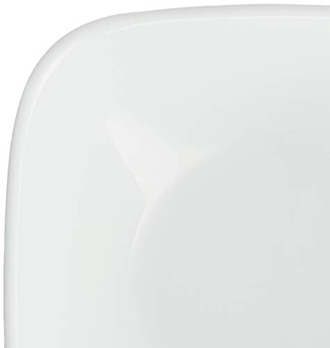 Corelle Vitrelle 1-Qt Serving Bowl, Large Serving Bowl, Triple Layer Glass, Crack and Chip Resistant, Square Serving Trays, (Pack of 2) White