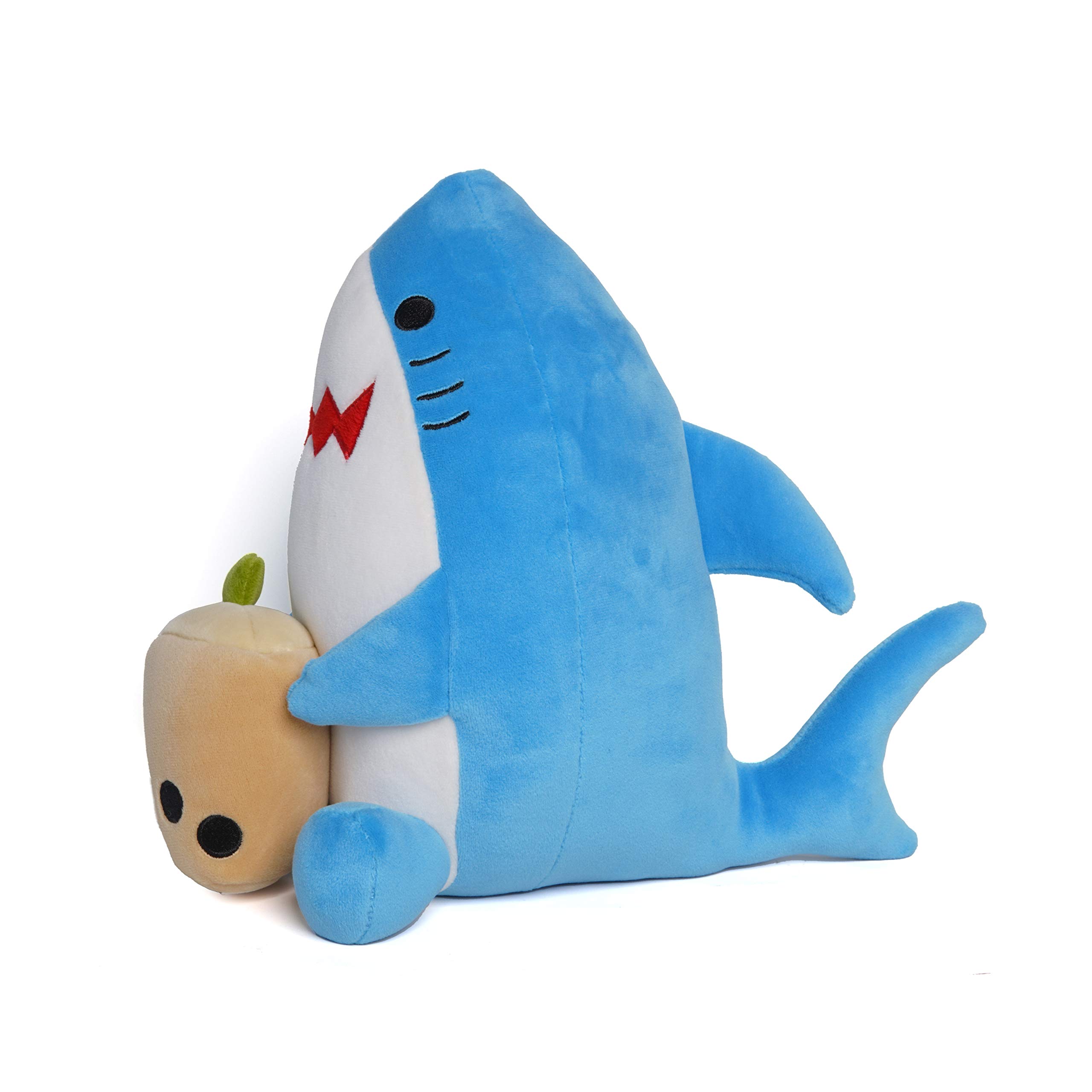 Avocatt Boba Shark Plush Toy - 9" Kawaii Anime Stuffed Animal for Boys & Girls