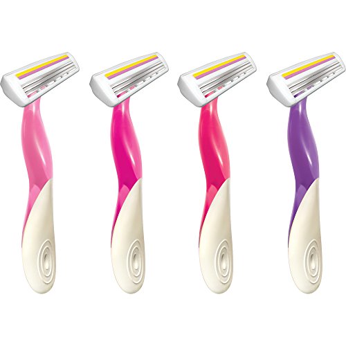 BIC Soleil Twilight Disposable Razor, Women, 4 Count