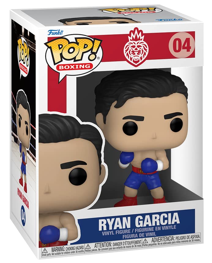 Boxing - Ryan Garcia Funko Pop! Vinyl Figure (Bundled with Compatible Pop Box Protector Case), Multicolored, 3.75 inches