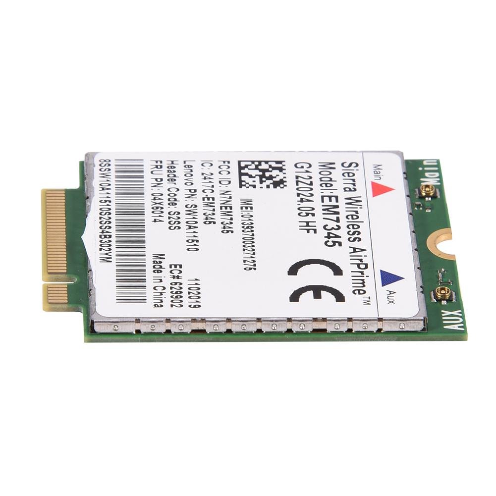EM7345 Module Card,04X6014 4G LTE WWAN Card Module,ThinkPad Dedicated 4G Module,NGFF/M2 Interface for Thinkpad X250 X1C W550 T450 X240 T440 EM7345, High Speed LTE Mobile Broadband