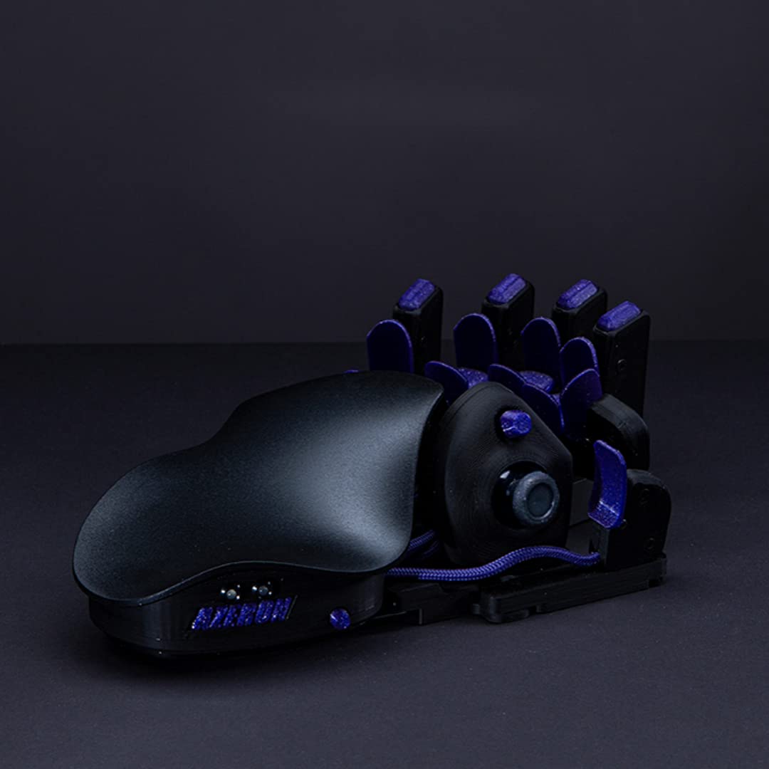 AZERON Compact Gaming keypad - Programmable Gaming Keyboard for PC & Console Gaming - Customized, 3D Printed Analog Thumbstick keypad with 24 Buttons - for Righties