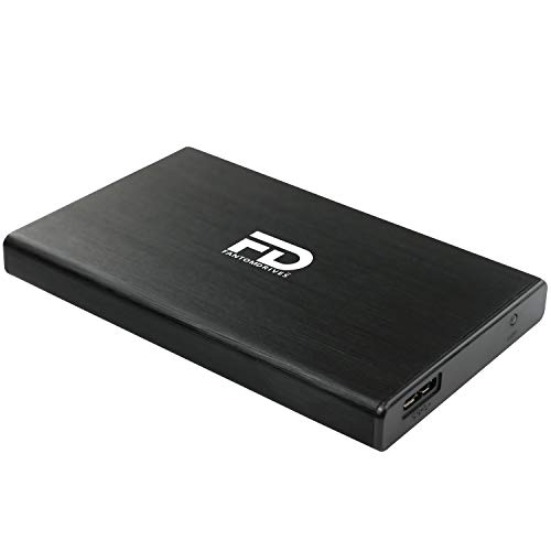 Fantom Drives FD Portable 5TB Hard Drive - USB 3.2 Gen 1-5Gbps - GForce Mini Aluminum- Compatible with Mac/Windows/PS4/Xbox (GF3BM5000U)