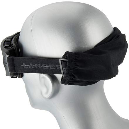 Lancer Tactical AERO Airsoft Tactical Safety Goggles -3mm Dual Pane Lens, Anti-Fog Glasses for Hunting and Cycling-One Len (Black)
