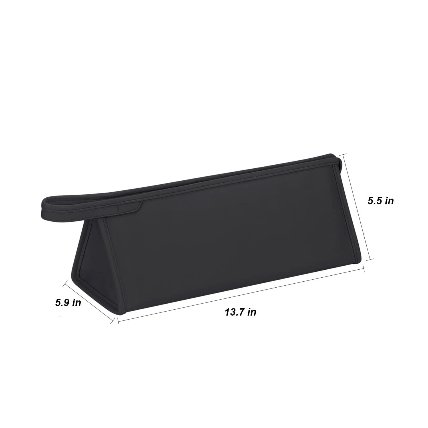 Buwico PU Leather Travel Case Portable Storage Bag for Dyson Airwrap Styler,Waterproof Anti-scratch Dustproof Shockproof Protection Organizer Travel Gift Case (Black)