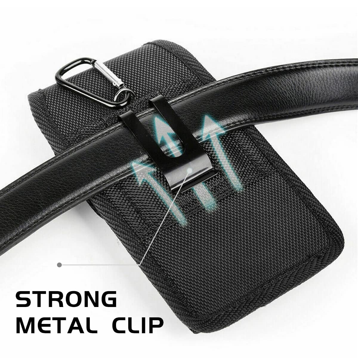 5PCS VENREA TC53 TC58 TC21 TC26 Scanner Holster,Rugged Carrying Case, Holder with Metal Clip & Belt Loops Fit for EDA50 EDA51 CT40 CT50 CT60,M60, MC67 Handheld Barcode Touch Mobile Computer, 7 Inch