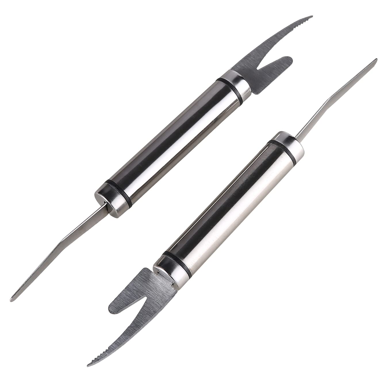 3Pcs 5 in 1 Multifunctional Shrimp Line Fish Maw Knife, Multipurpose Shrimp Peeler, Stainless Steel Shrimp Deveiner Tool, Fish Scale Knife for Home Kitchen
