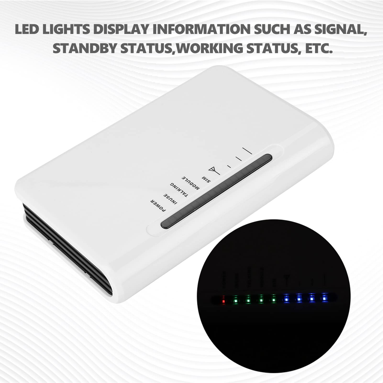 WirelessTerminal, Fixed Terminal Quad-Band GSM 850/900/1800/1900MHz Alarm 100-240V for Home(US Plug)