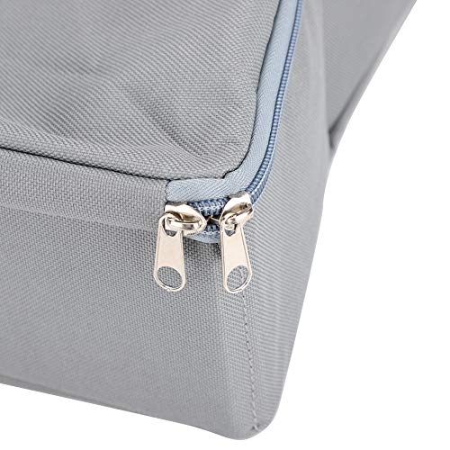 Cat Litter Box, Soft Cat Litter Box Portable Folding Cat Toilet, Waterproof Cat Litter Box for Outdoor Camping(Gray, L)
