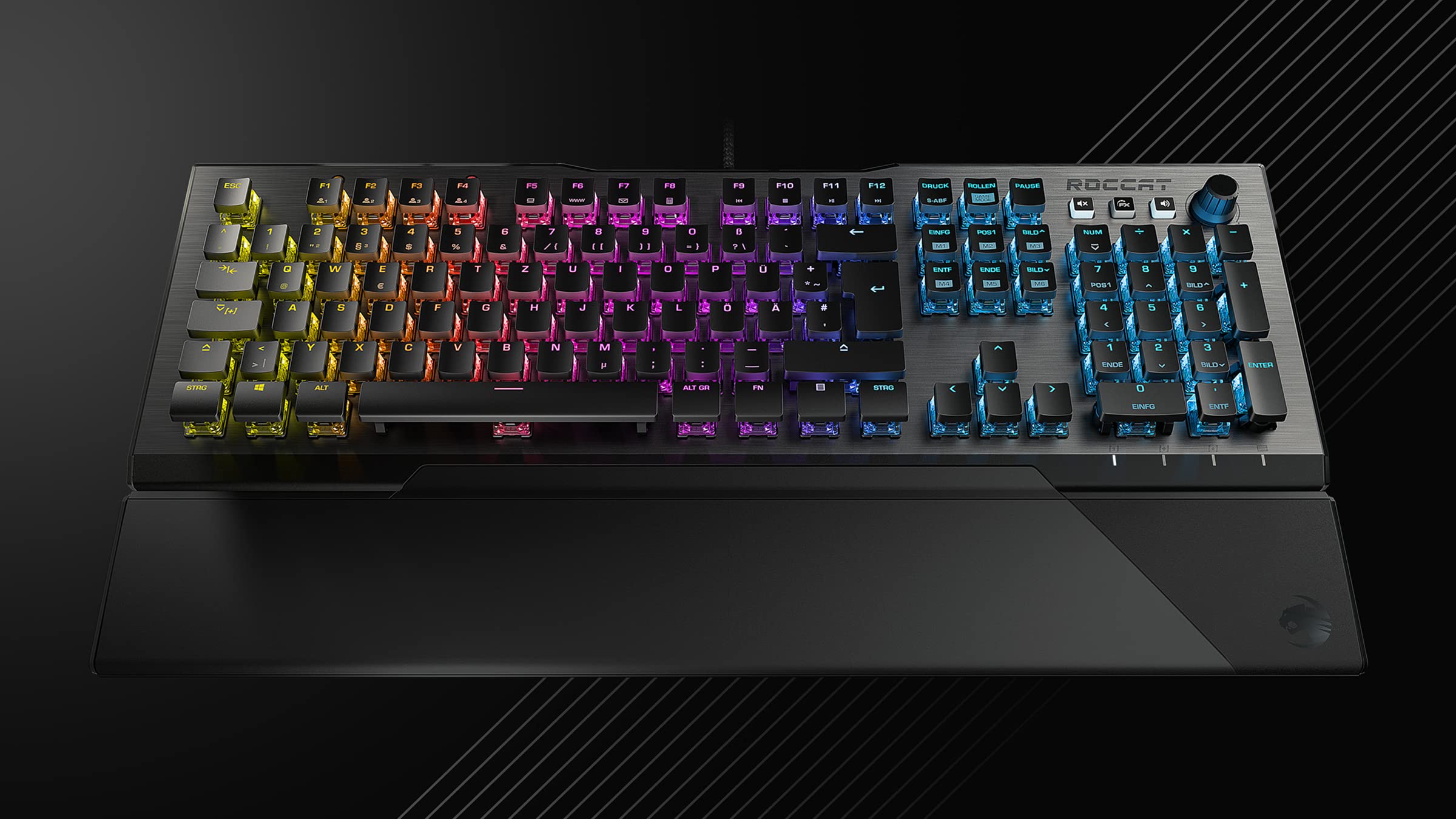 ROCCAT VULCAN 121 AIMO RGB MECHANICAL GAMING KEYBOARD RED SWITCH ROC-12-671-RD